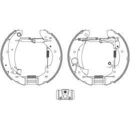 TEXTAR Bremsbackensatz Shoe Kit Pro 84047900 f&uuml;r Fiat Peugeot