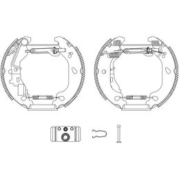 Hella Bremsbackensatz 8db355004761 f&uuml;r FERRARI