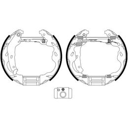 Hella Bremsbackensatz 8db355022471 f&uuml;r Peugeot Vaughall Citro&euml;n SEAT Suzuki TOYOTA