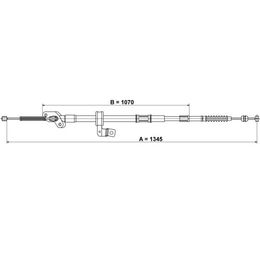 ATE Seilzug, Feststellbremse 24372719452 f&uuml;r TOYOTA