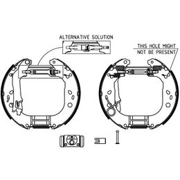 Hella Bremsbackensatz 8db355004871 f&uuml;r FERRARI