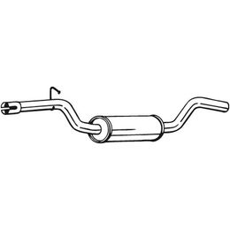 BOSAL Mittelschalld&auml;mpfer 233211 f&uuml;r VW