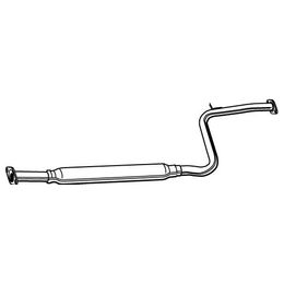 VEGAZ Mittelschalld&auml;mpfer fs445 f&uuml;r Ford