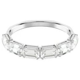 Armreif Swarovski "Schmuck Geschenk Armschmuck Millenia" Gr. L, silber (metallfarben, kristallwei&szlig;, kristallwei&szlig;), Armb&auml;nder, Damen, L, Metall, Armreif, mit Swarovski Kristall