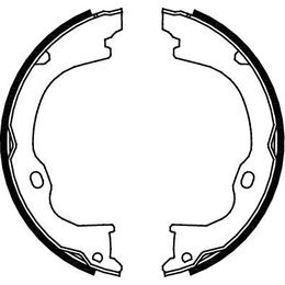 TRISCAN Bremsbackensatz, Feststellbremse 810080011 f&uuml;r JEEP