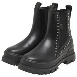 Stiefel Buffalo "Buffalo ASPHA CHELSEA STUD - VEGAN NAPPA", Damen, Gr. 41, schwarz, Polyurethan, unifarben, Schuhe Stiefel