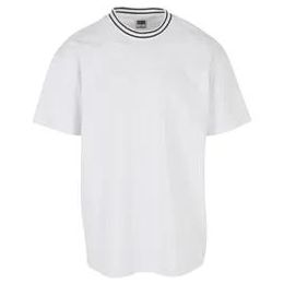 Langarmhemd Urban Classics "Urban Classics Herren Kicker Tee", Herren, Gr. L, US-Gr&ouml;&szlig;en, wei&szlig;, 100% Baumwolle, unifarben, Rundhals, Hemden