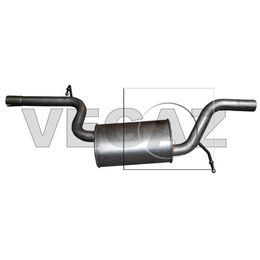 VEGAZ Mittelschalld&auml;mpfer vs518 f&uuml;r VW