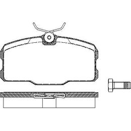 TRISCAN Bremsbelagsatz, Scheibenbremse 811023035 f&uuml;r Mercedes