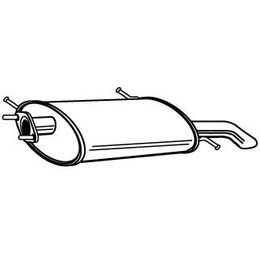 VEGAZ Endschalld&auml;mpfer mzs144 f&uuml;r MAZDA