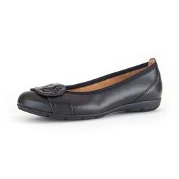 Ballerina Gabor "Sportliche Ballerina", Damen, Gr. 44, schwarz, Schuhe Ballerina