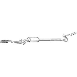 VEGAZ Mittelschalld&auml;mpfer pgs384 f&uuml;r Peugeot