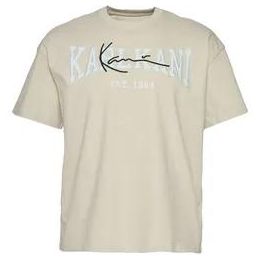 T-Shirt Karl Kani "Karl Kani Herren", Damen, Gr. S, sanftes wei&szlig;, 100% Baumwolle, bedruckt, oversize, Rundhals, Shirts T-Shirt