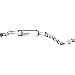 VEGAZ Mittelschalld&auml;mpfer pgs367 f&uuml;r Peugeot