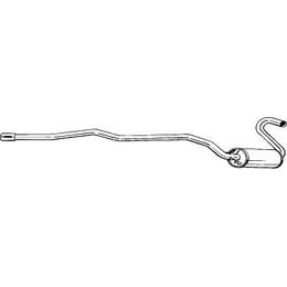 VEGAZ Mittelschalld&auml;mpfer fs209 f&uuml;r Ford