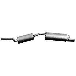 VEGAZ Endschalld&auml;mpfer fts102 hinten f&uuml;r Fiat