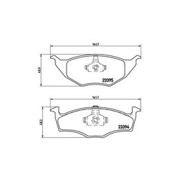 MAGNETI MARELLI Bremsbelagsatz, Scheibenbremse 363700485055 f&uuml;r VW