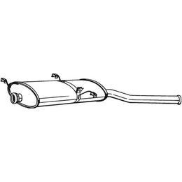 BOSAL Endschalld&auml;mpfer 135237 f&uuml;r Citro&euml;n
