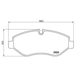 MAGNETI MARELLI Bremsbelagsatz, Scheibenbremse 363700506026 f&uuml;r Iveco IRISBUS
