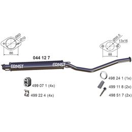Ernst Mittelschalld&auml;mpfer 044127 f&uuml;r Opel GM
