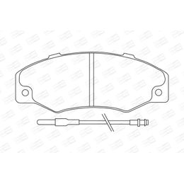 Champion Bremsbelagsatz, Scheibenbremse 571339ch f&uuml;r RENAULT