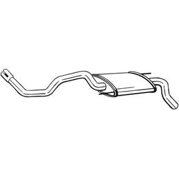 BOSAL Endschalld&auml;mpfer 233639 f&uuml;r VW