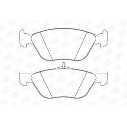 Champion Bremsbelagsatz, Scheibenbremse 573042ch f&uuml;r FIAT LANCIA ALFA ROMEO