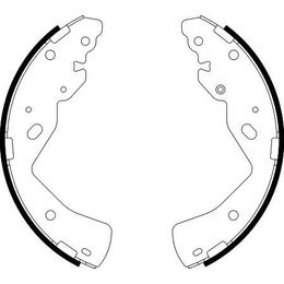 Hella Bremsbackensatz 8db355038211 f&uuml;r AMC