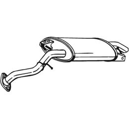 BOSAL Endschalld&auml;mpfer 228081 f&uuml;r TOYOTA