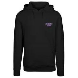 Mister Tee Kapuzensweatshirt MISTERTEE "MisterTee Memento Mori Hoody", Herren, Gr. M, schwarz, 65% Baumwolle, 35% Polyester, bedruckt, Sweatshirts