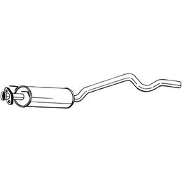 BOSAL Mittelschalld&auml;mpfer 282309 f&uuml;r Vaughall Opel