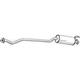 BOSAL Mittelschalld&auml;mpfer 287441 f&uuml;r HONDA