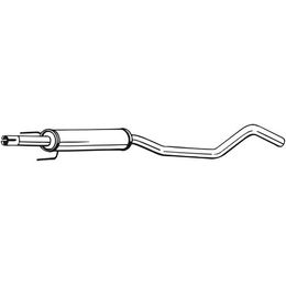 BOSAL Mittelschalld&auml;mpfer 284639 f&uuml;r Vaughall Opel