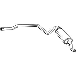 BOSAL Endschalld&auml;mpfer 287199 f&uuml;r Fiat