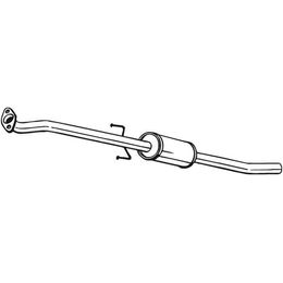 BOSAL Mittelschalld&auml;mpfer 282903 f&uuml;r KIA
