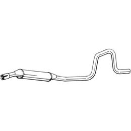 BOSAL Mittelschalld&auml;mpfer 285381 f&uuml;r LAND ROVER