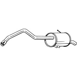 BOSAL Endschalld&auml;mpfer 278707 f&uuml;r RENAULT
