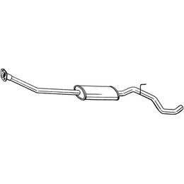 BOSAL Mittelschalld&auml;mpfer 286277 f&uuml;r NISSAN