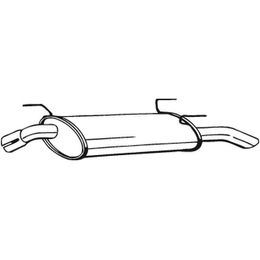 BOSAL Endschalld&auml;mpfer 185321 f&uuml;r Vaughall