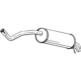 BOSAL Endschalld&auml;mpfer 227021 f&uuml;r VW