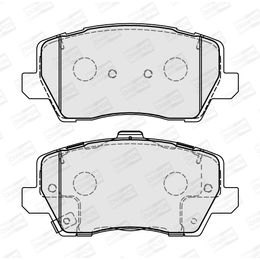 Champion Bremsbelagsatz, Scheibenbremse 573812ch f&uuml;r KIA