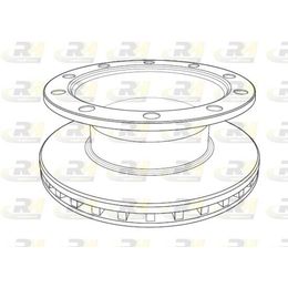 Roadhouse nsx119920 Hinterachse bel&uuml;ftet 430mm 45mm