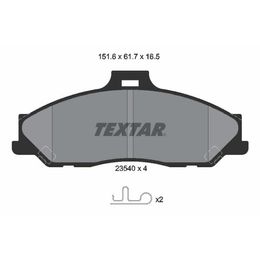 TEXTAR Bremsbelagsatz, Scheibenbremse 2354001 f&uuml;r Ford MAZDA MITSUBISHI