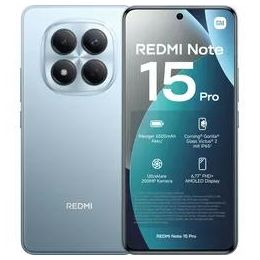 Xiaomi Smartphone "Redmi Note 15 Pro 8+256", Energieeffizienz: B (A-G), glacier blau, 256 GB, Mobiltelefone