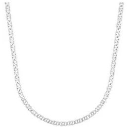 Kette ohne Anh&auml;nger Amor, silberfarben, Halsketten, Herren, Silber 925 (Sterlingsilber), L: 55 B: 3,4mm, B:3,4mm