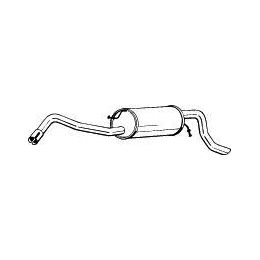 VEGAZ Endschalld&auml;mpfer fs412 f&uuml;r Ford