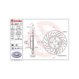 MAGNETI MARELLI Bremsscheibe 360406069100 innenbel&uuml;ftet-Bel&uuml;ftung mit tropfenf&ouml;rmigen Fl&uuml;geln 294mm 22mm f&uuml;r MINI