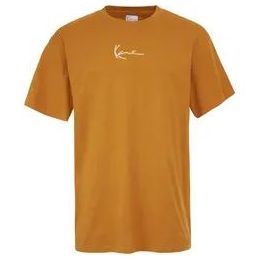 T-Shirt Karl Kani "Karl Kani Herren", Damen, Gr. S, cognac, 100% Baumwolle, bedruckt, normal, Rundhals, Shirts T-Shirt