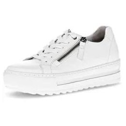 Sneaker Gabor "Sneaker low", Damen, Gr. 44, wei&szlig;, Schuhe Sneaker