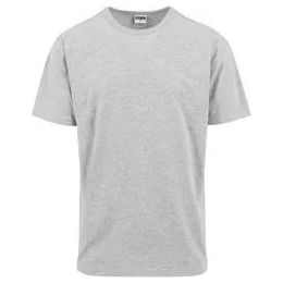 T-Shirt Urban Classics "Urban Classics Herren Oversized Tee", Damen, Gr. L, grau, 100% Baumwolle, unifarben, oversize, Rundhals, Shirts T-Shirt